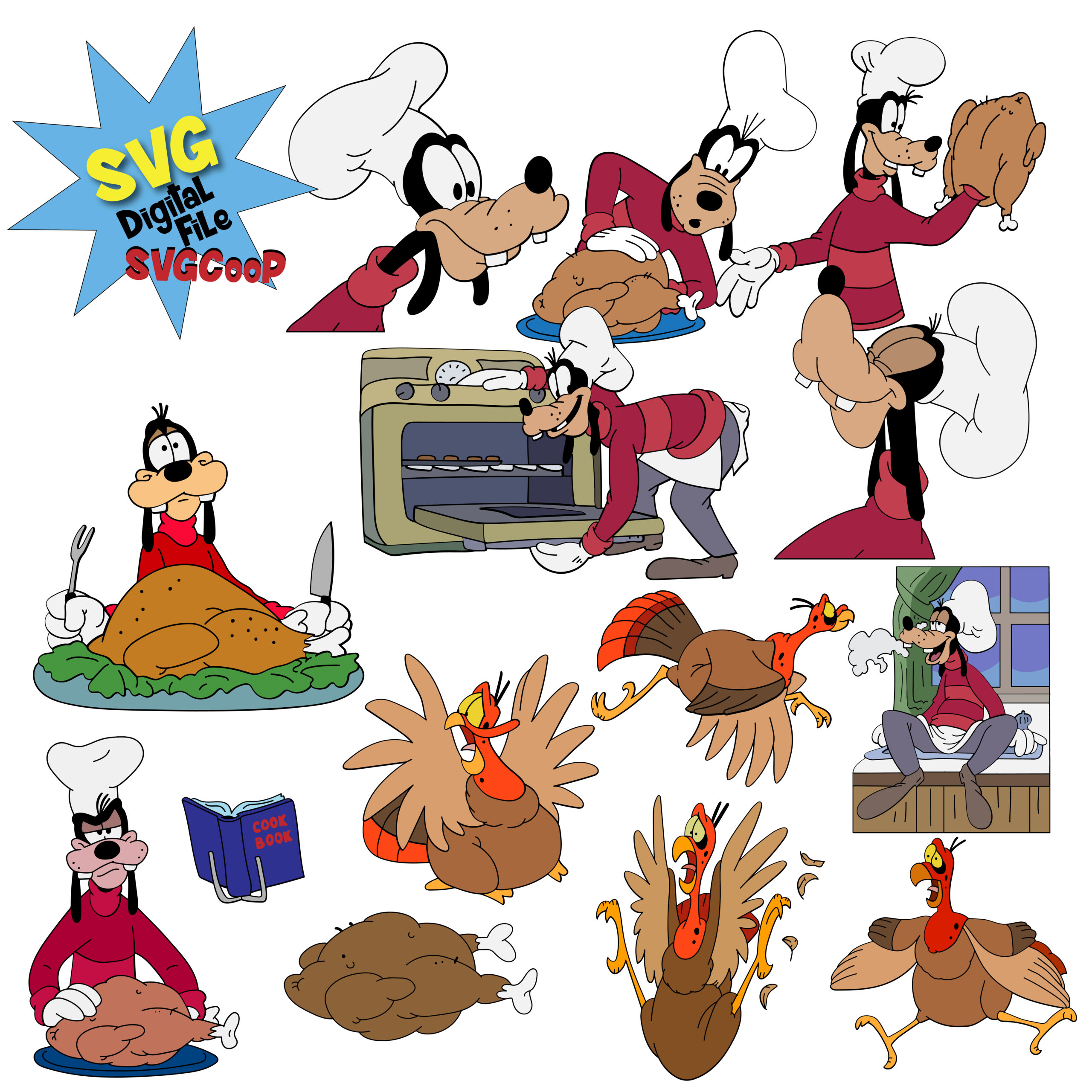 Goofy Thanksgiving Clip Art Happy Thanksgiving Day. Funny Thanksgiving