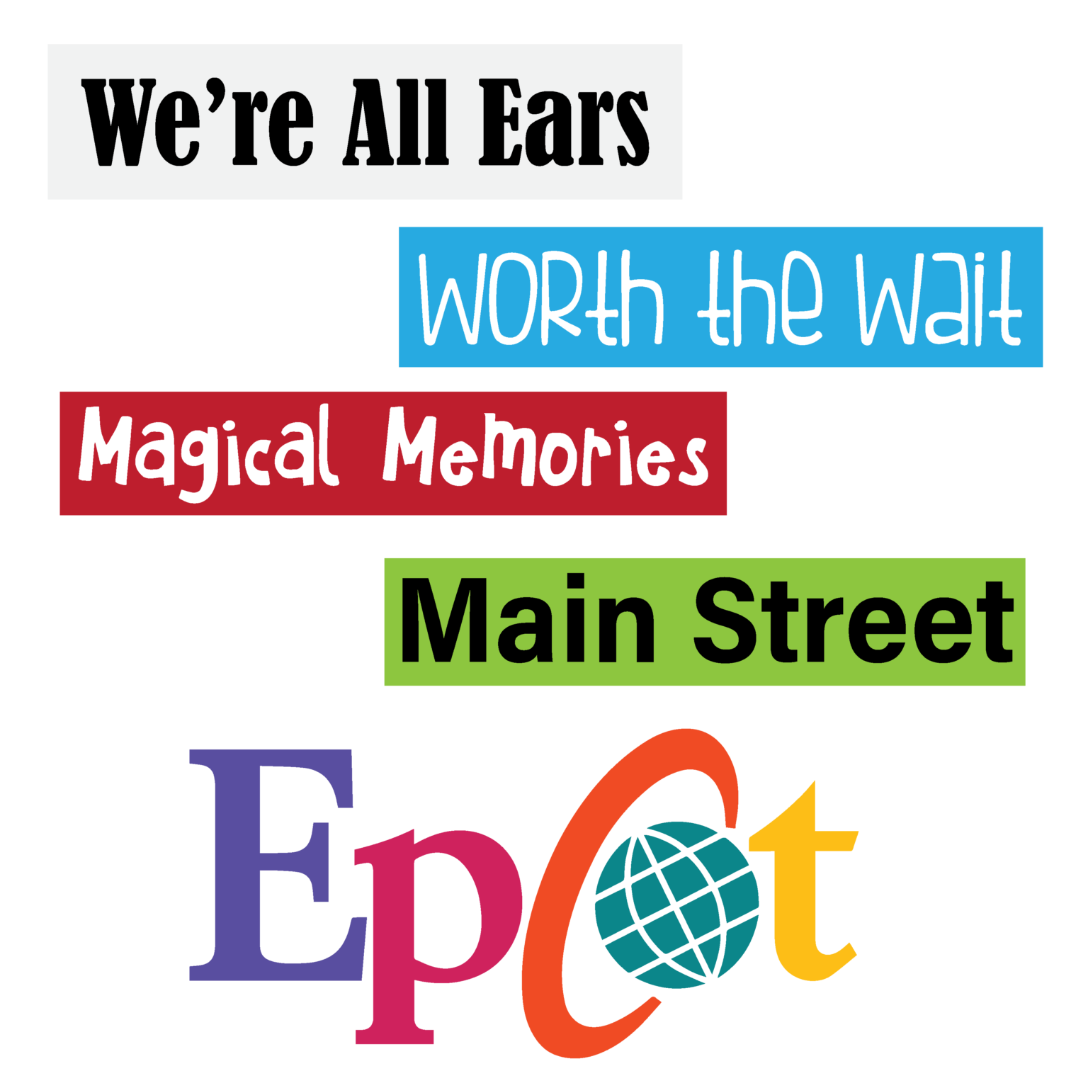 Disney Word Set SVGCooP Disney Word Set SVGCooP