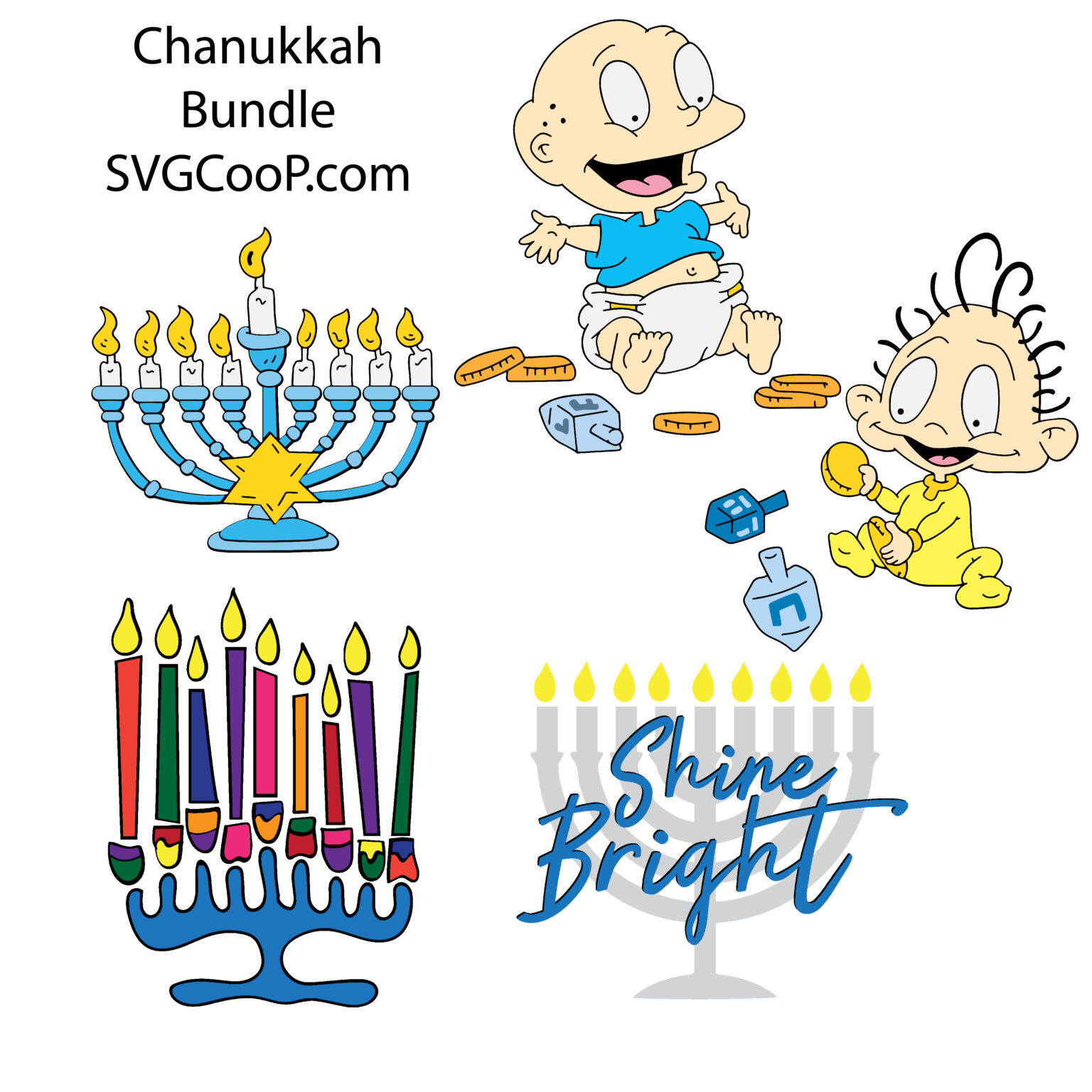 Chanukkah Bundle – Rugrats – SVGCooP