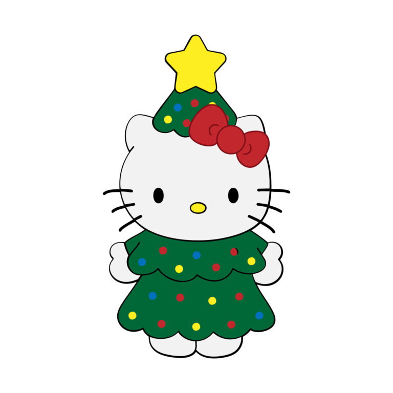 Hello Kitty Christmas Tree – SVGCooP