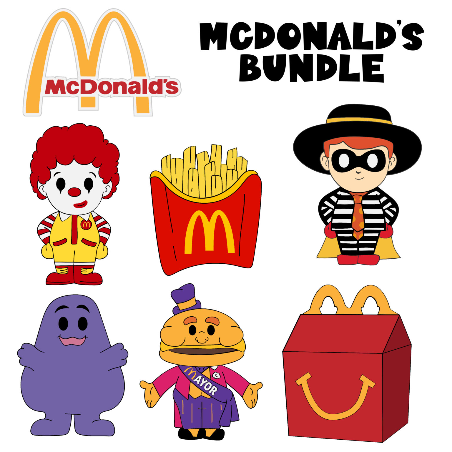 McDonald’s Bundle – SVGCooP